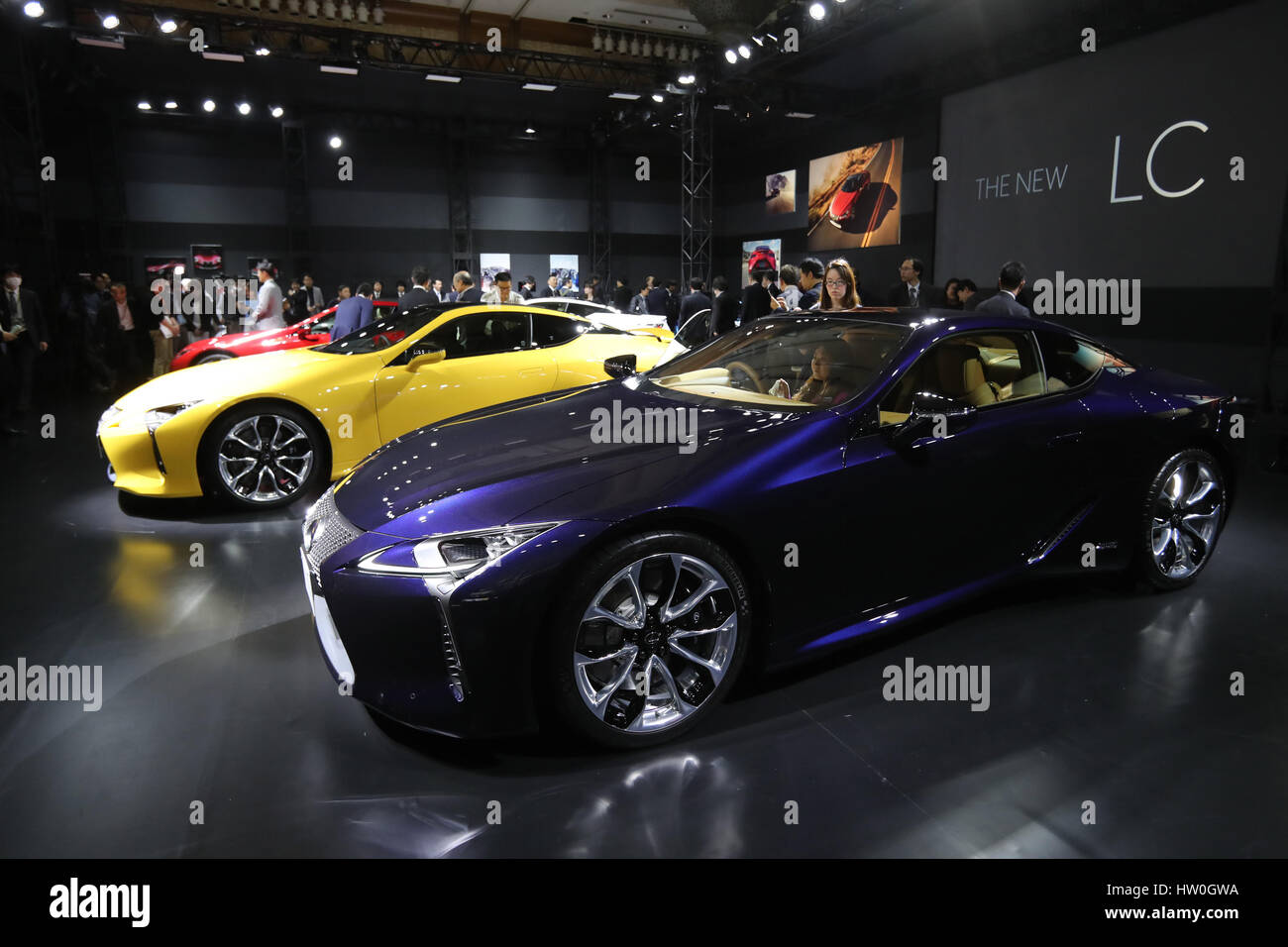 Tokyo, Japan. 16th Mar, 2017. Toyota Motor's luxury car brand Lexus ...