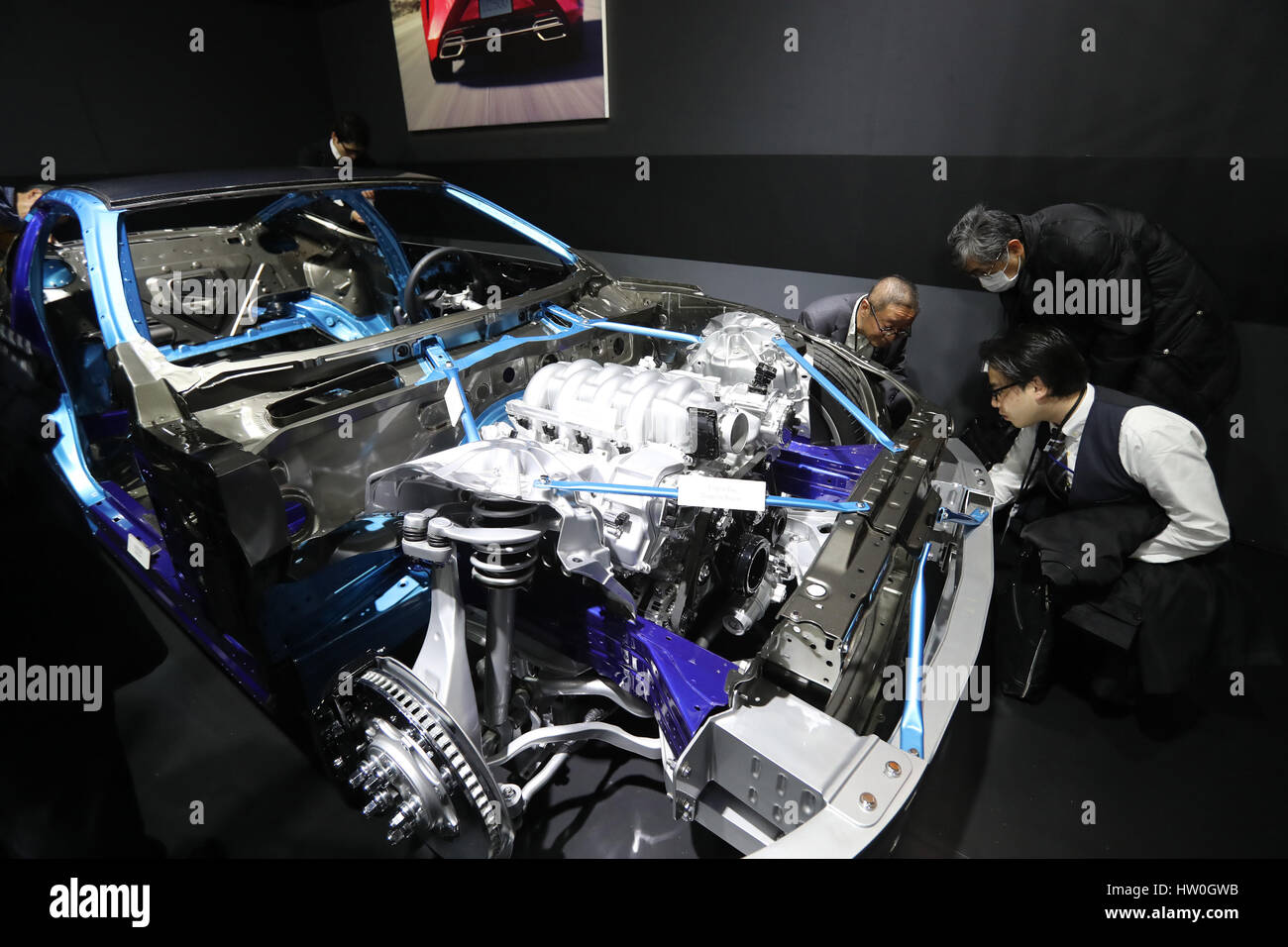 Tokyo, Japan. 16th Mar, 2017. Toyota Motor's luxury car brand Lexus ...