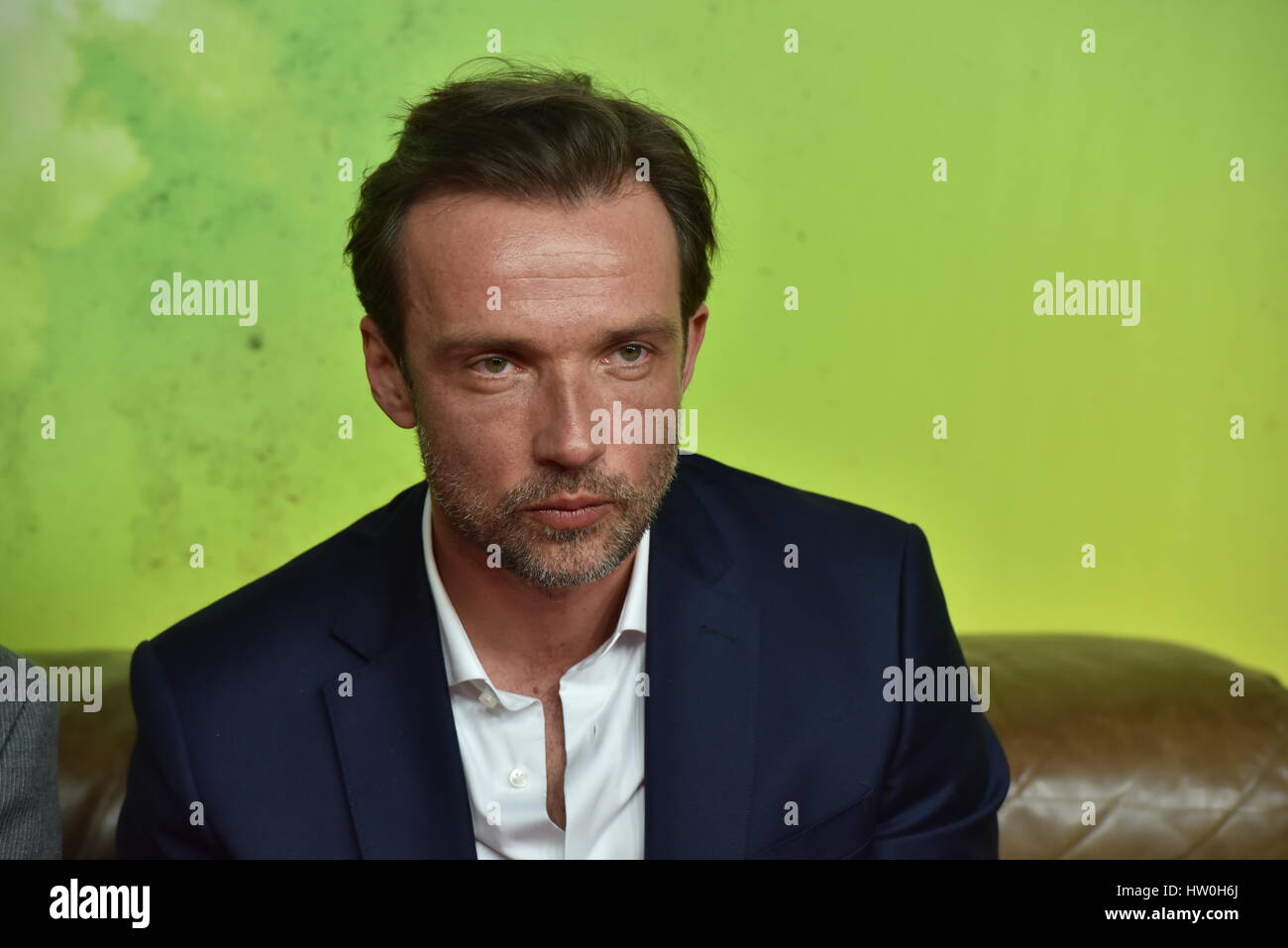 Cologne, Germany. 14th Mar, 2017. Actor Lucas Gregorowicz, photographed ...