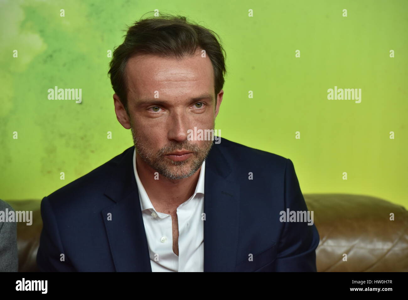 Cologne, Germany. 14th Mar, 2017. Actor Lucas Gregorowicz, photographed ...