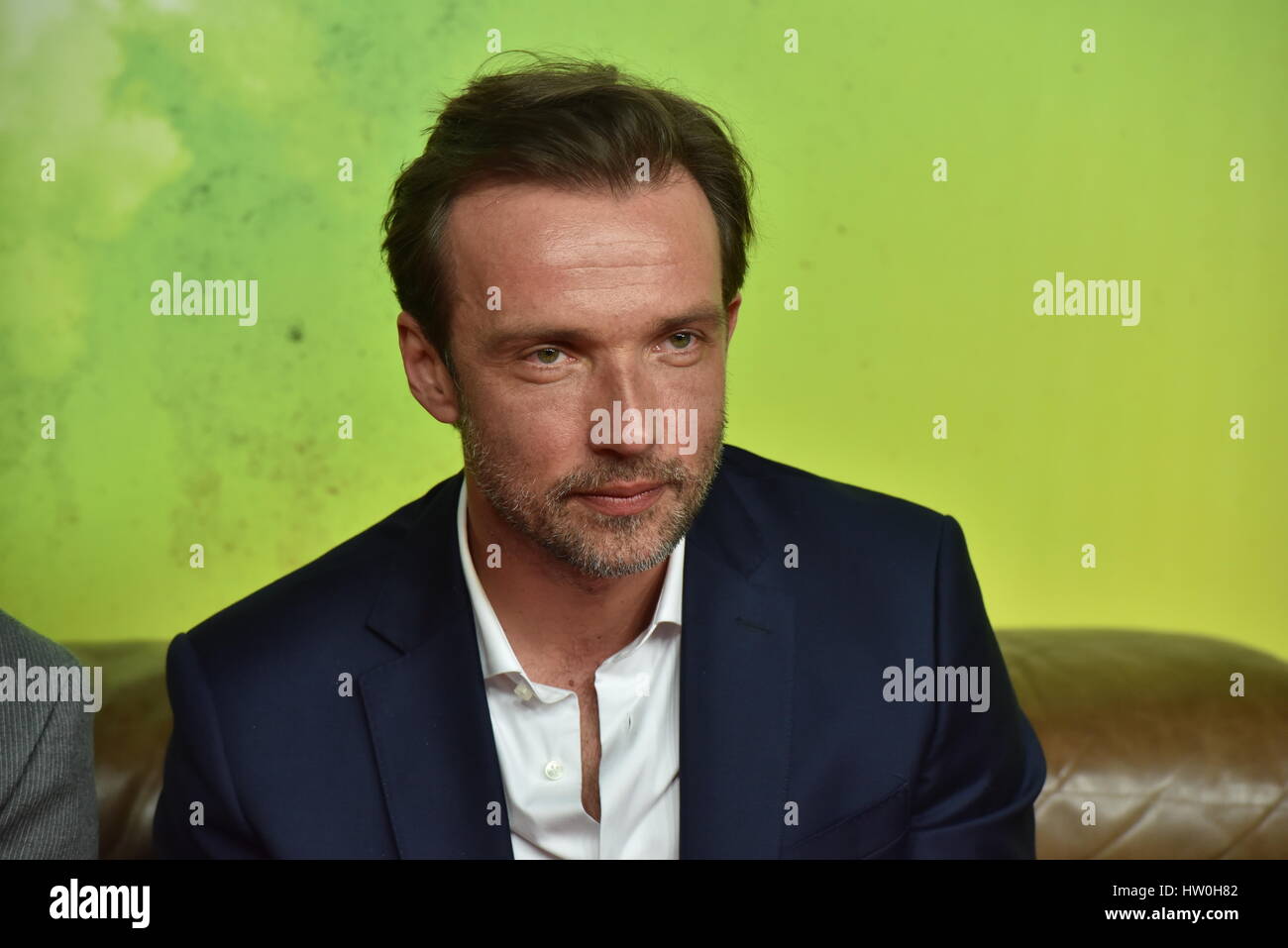 Cologne, Germany. 14th Mar, 2017. Actor Lucas Gregorowicz, photographed ...