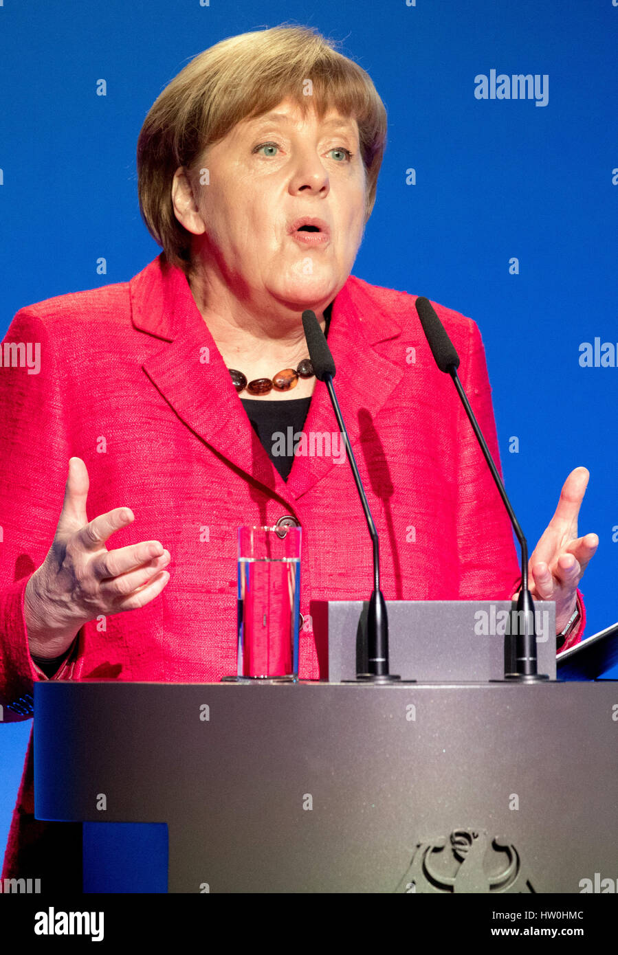 Berlin, Germany. 16th Mar, 2017. German Chancellor Angela Merkel (CDU ...