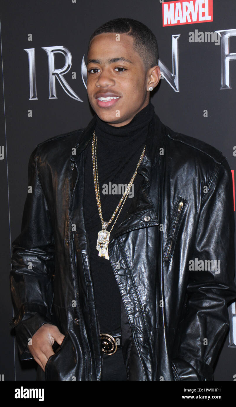 New York, USA. 15th March 2017. Tremaine Brown Jr attends NetFlix ...