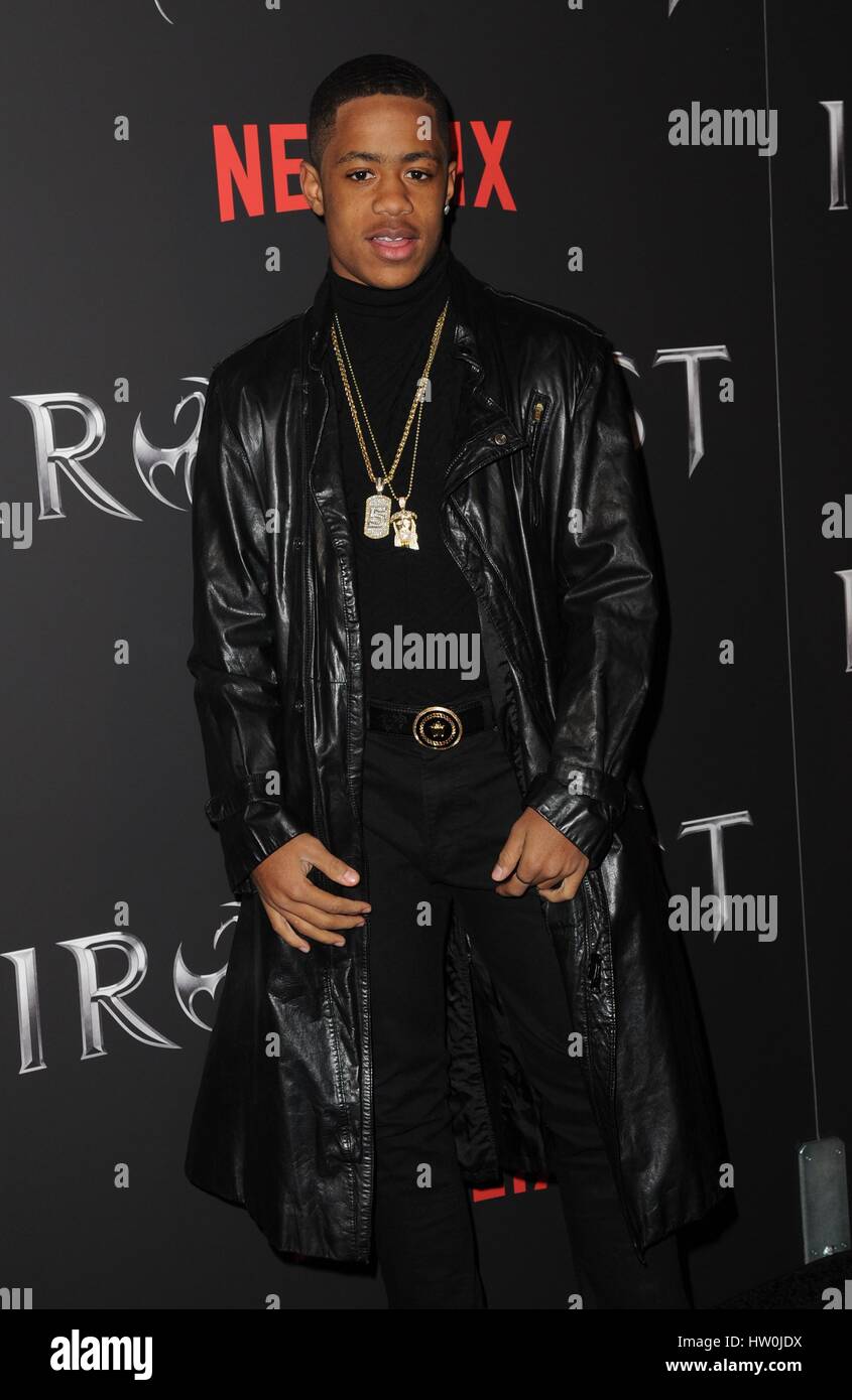 New York, NY, USA. 15th Mar, 2017. Tremaine Brown Jr at arrivals for ...