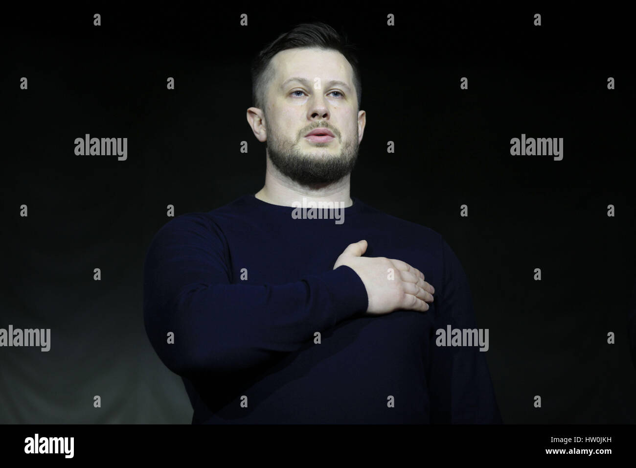 Kiev, Ukraine. 16th Mar, 2017. Andrei Biletsky. Credit: Nazar Furyk ...