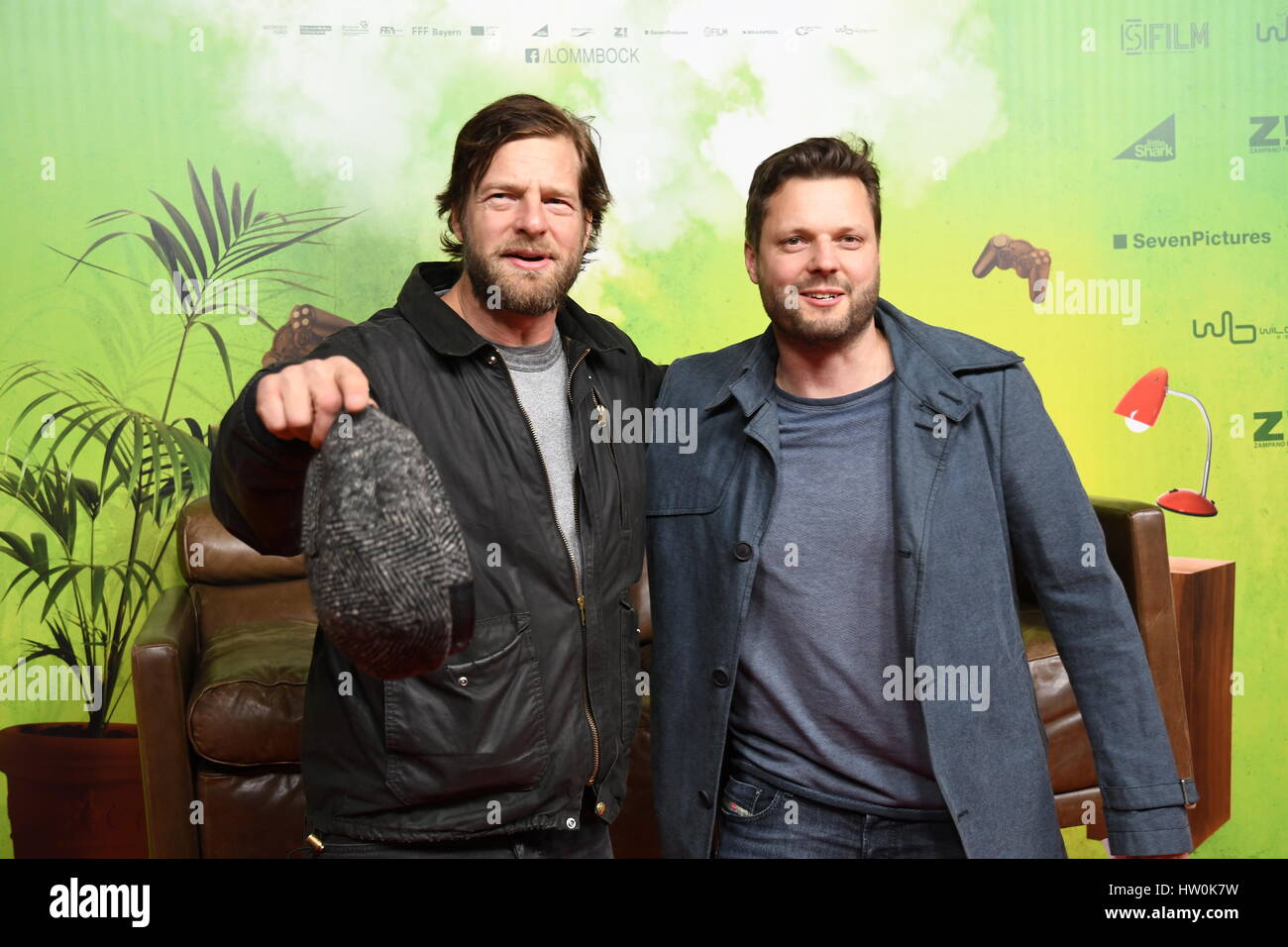 Cologne, Germany. 14th Mar, 2017. Actor Henning Baum and company ...