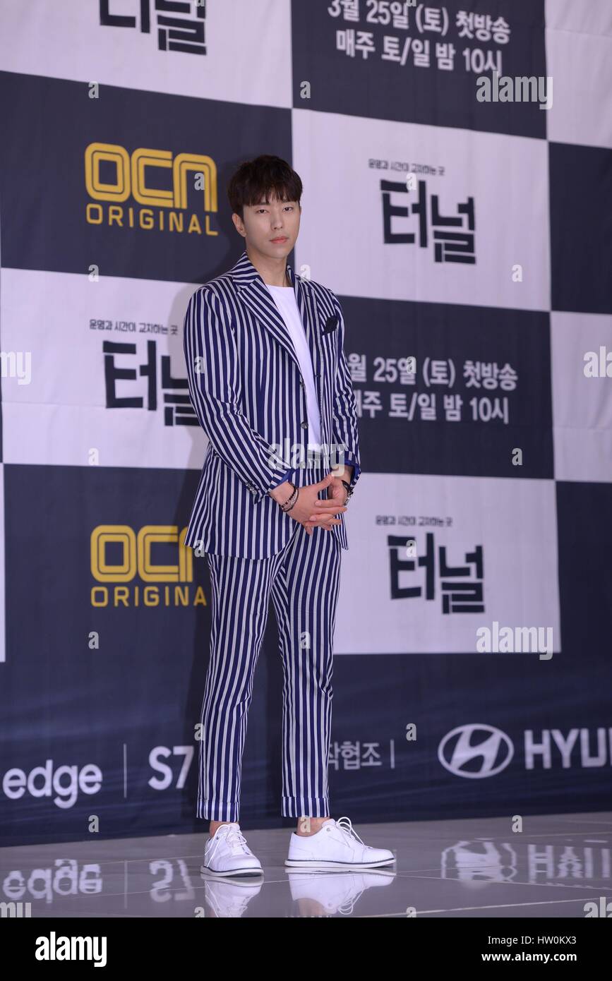 Seoul, Korea. 22nd Mar, 2017. Jin-hyeok Chui, You-Young Lee and Yoon ...