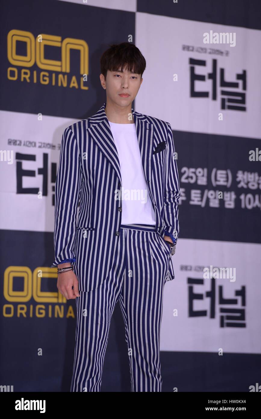 Seoul, Korea. 22nd Mar, 2017. Jin-hyeok Chui, You-Young Lee and Yoon ...