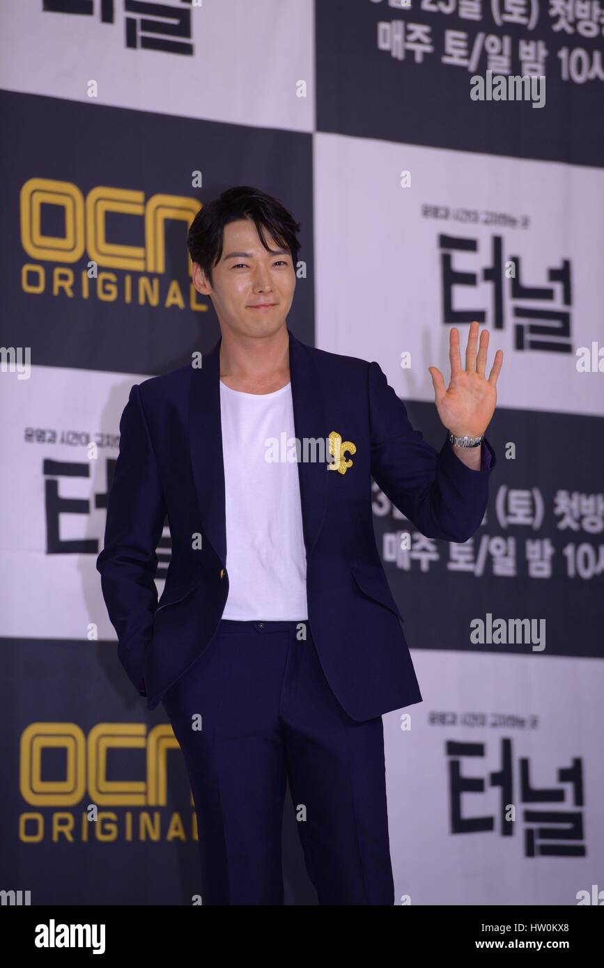 Seoul, Korea. 22nd Mar, 2017. Jin-hyeok Chui, You-Young Lee and Yoon ...