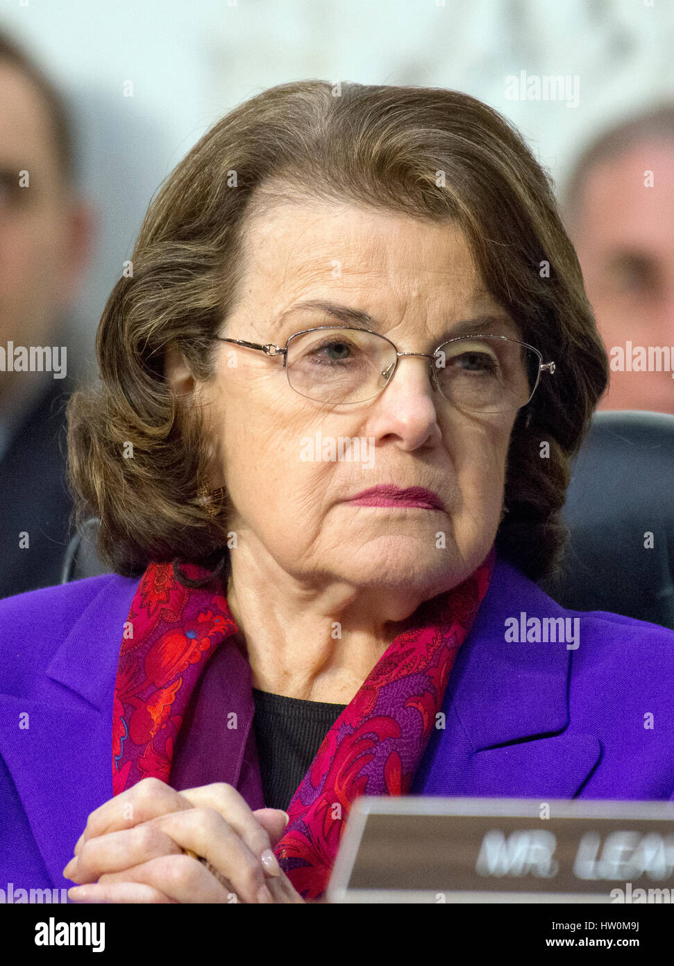 Washington, Us. 22nd Mar, 2017. United States Senator Dianne Feinstein ...