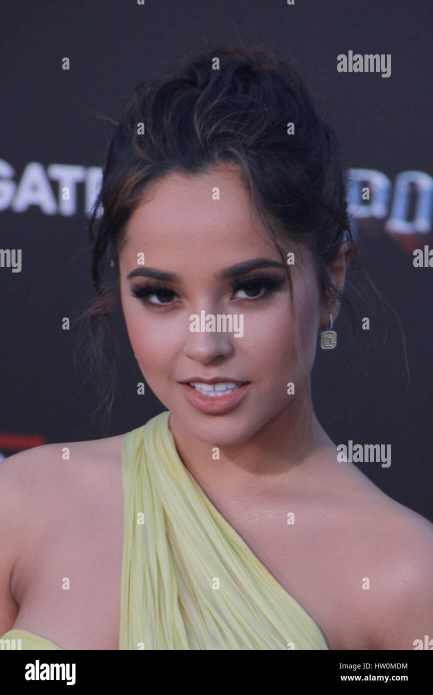 Los Angeles, USA. 22nd Mar, 2017. Becky G. 03/22/2017 "Power Rangers ...