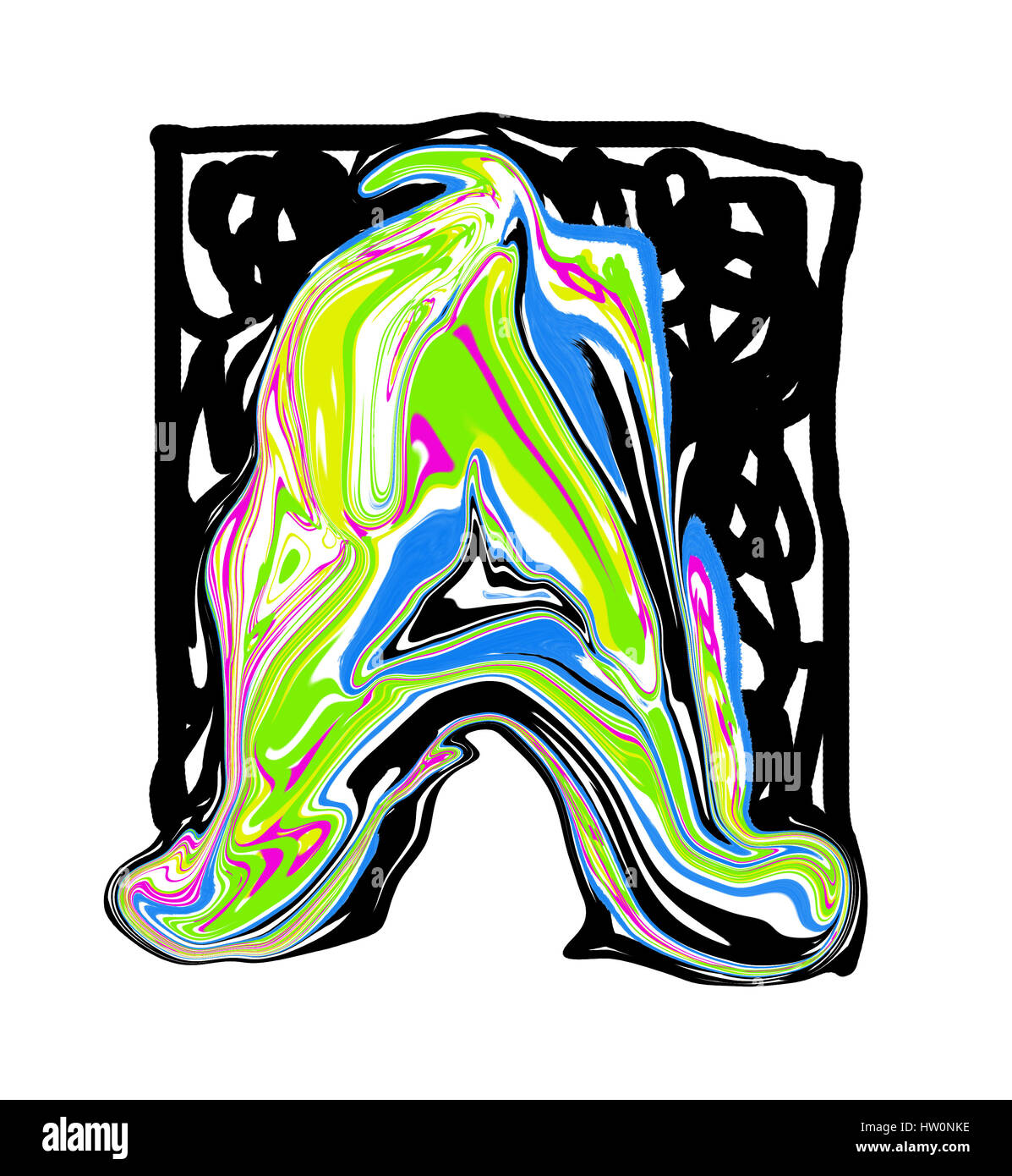 Tracing letter a hi-res stock photography and images - Alamy