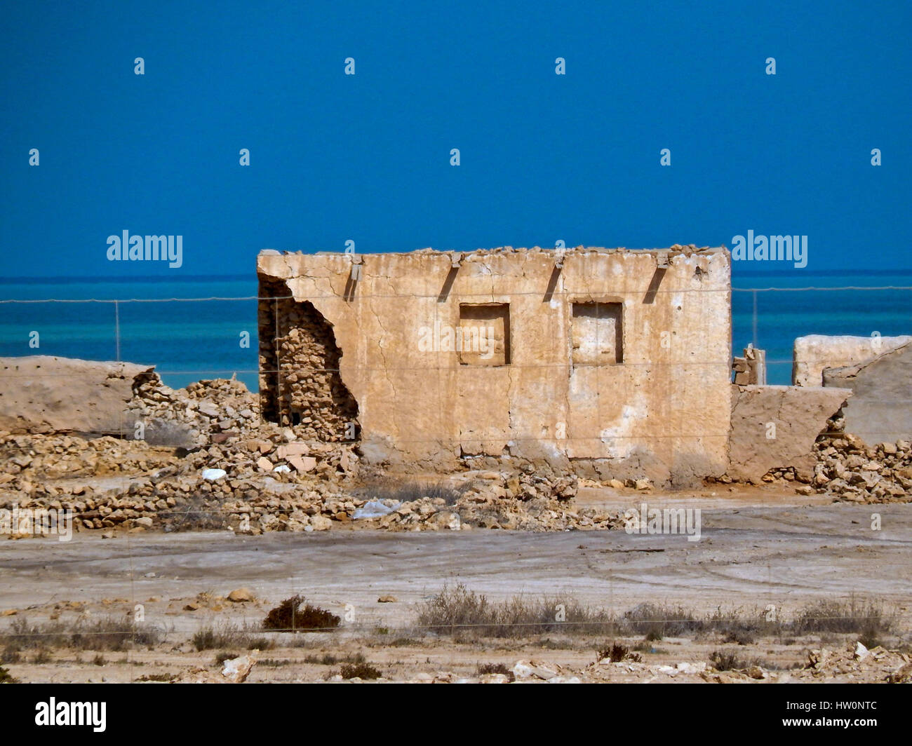 Ruins of an ancient city at Zubarah, Qatar Stock Photo - Alamy