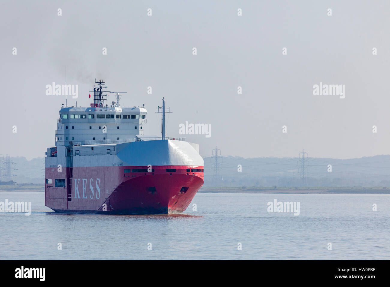 'Neckar Highway' a Car Transporter owned by 'K'LIne European Sea ...