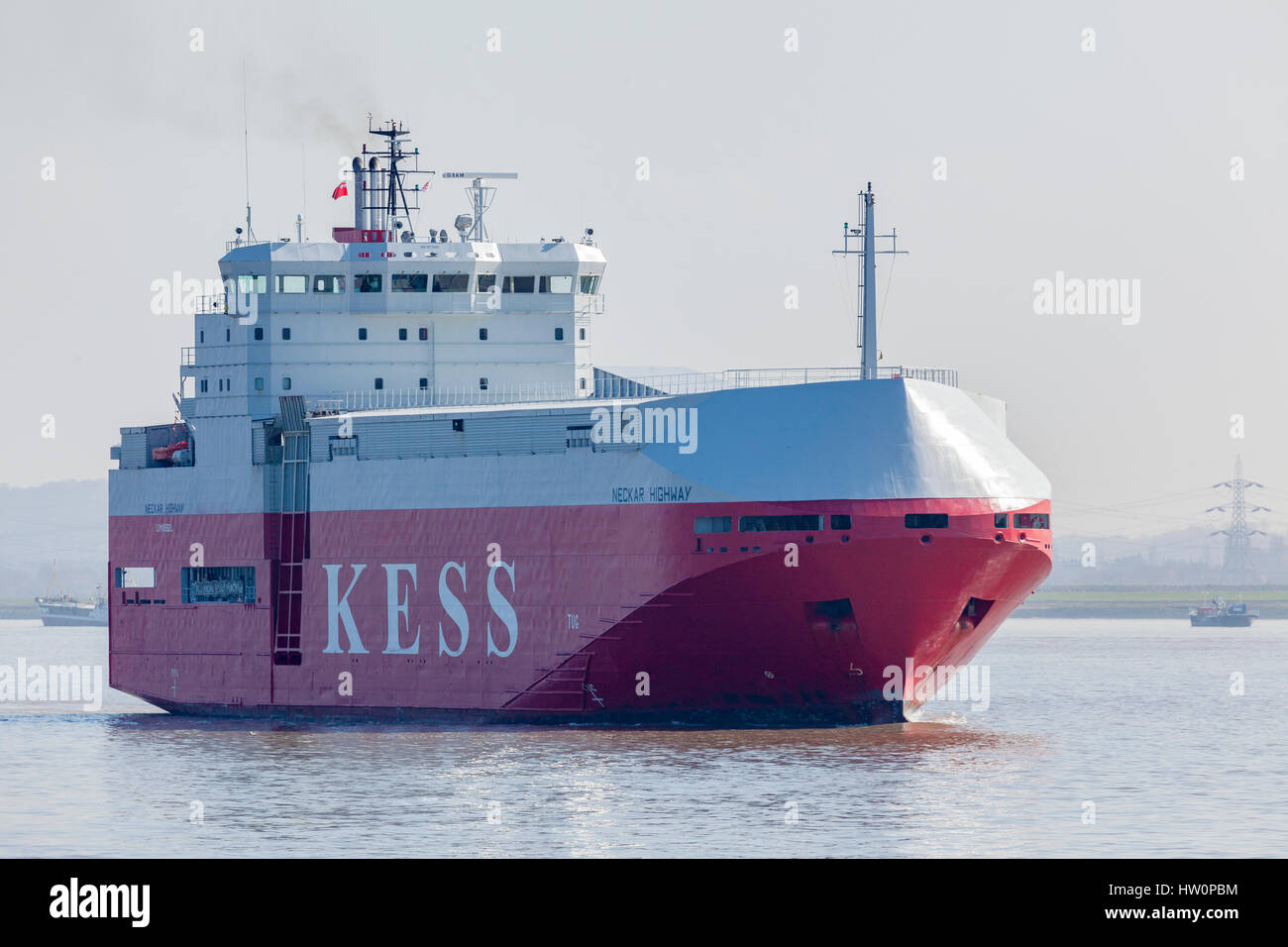 Car carrier kess neckar highway hi-res stock photography and images - Alamy