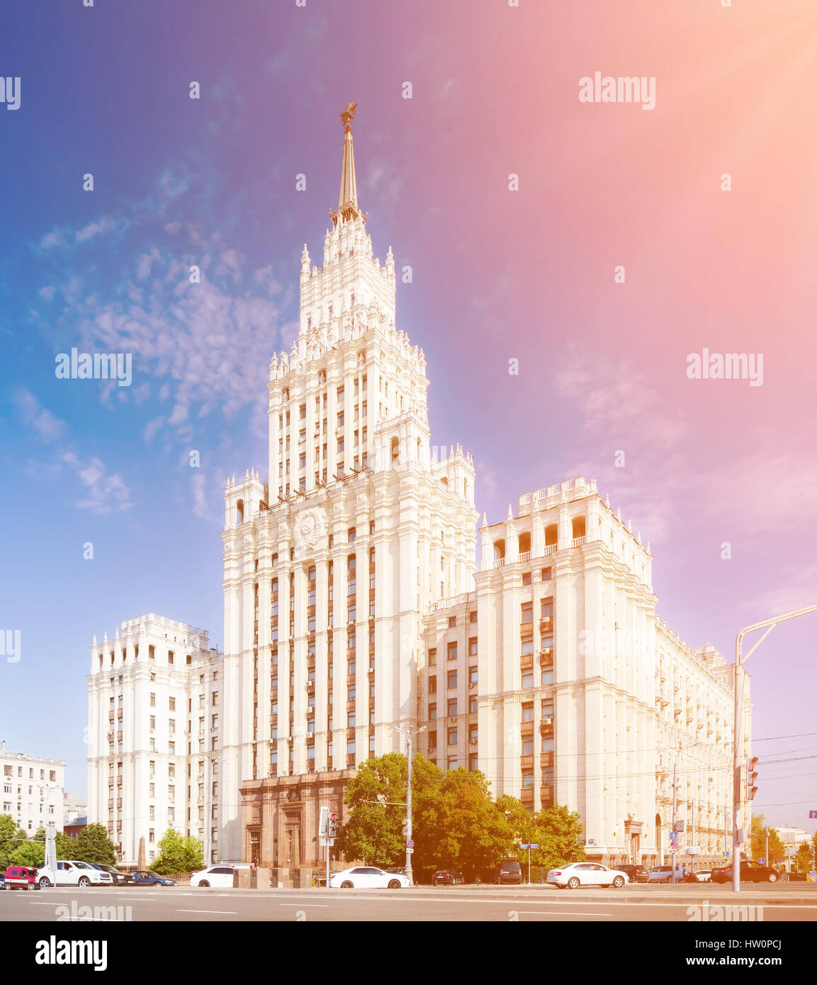 Moscow the red gate building hi-res stock photography and images - Alamy
