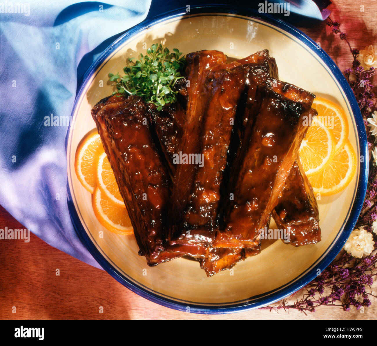 Chinese barbecue spare ribs hi-res stock photography and images - Alamy