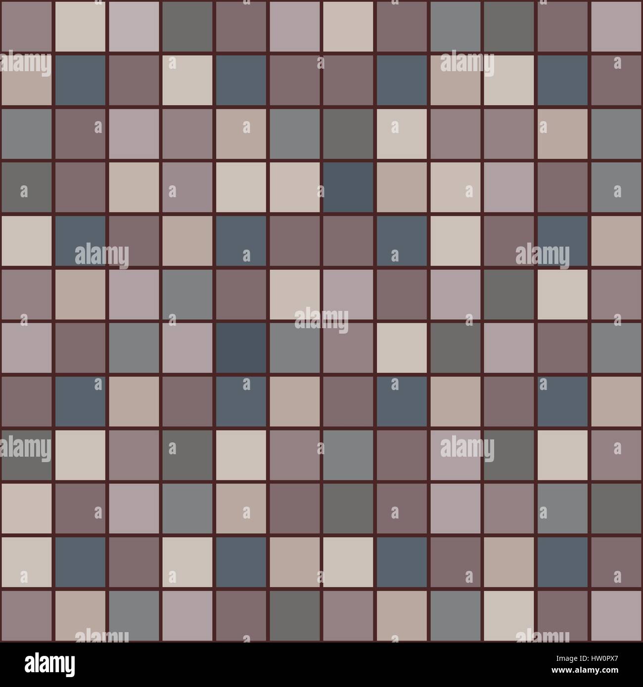 Bright mosaic seamless pattern background square tiles Stock Vector ...