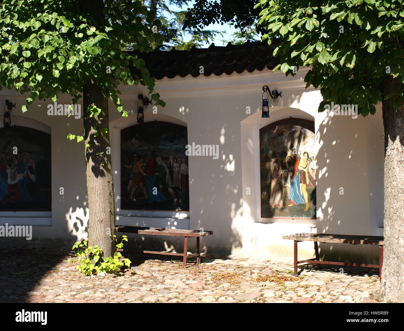 Mural of jesus in church hi-res stock photography and images - Alamy