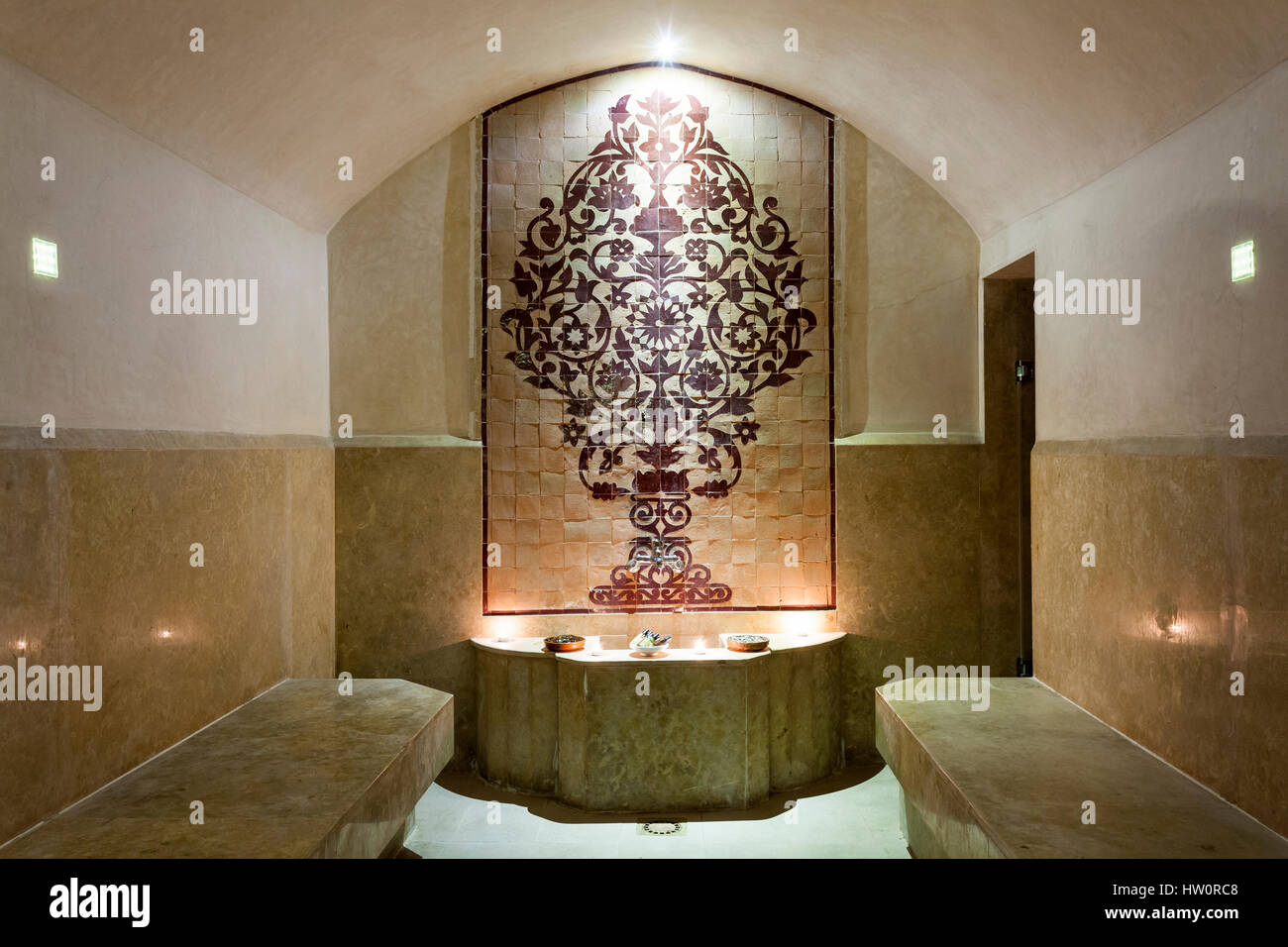 Turkish Hammam Steam Room Stock Photo - Alamy