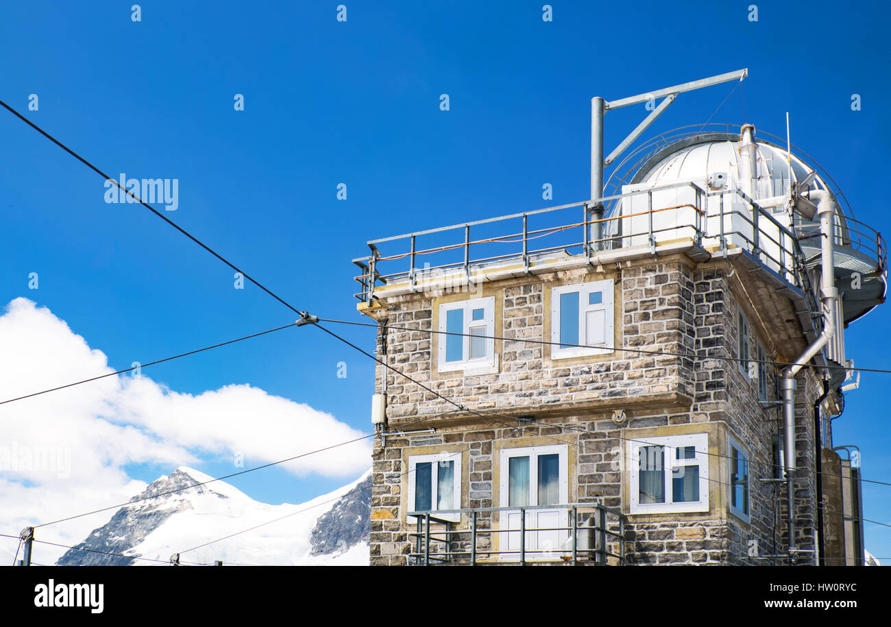 Switzerland, Jungfraujoch, the Sphinx Observatory Stock Photo - Alamy