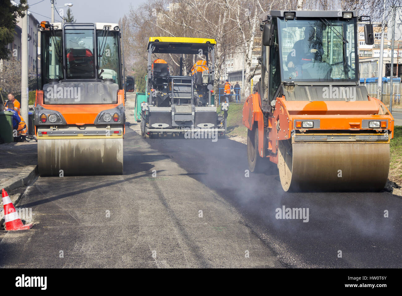 Compacting machine hi-res stock photography and images - Alamy