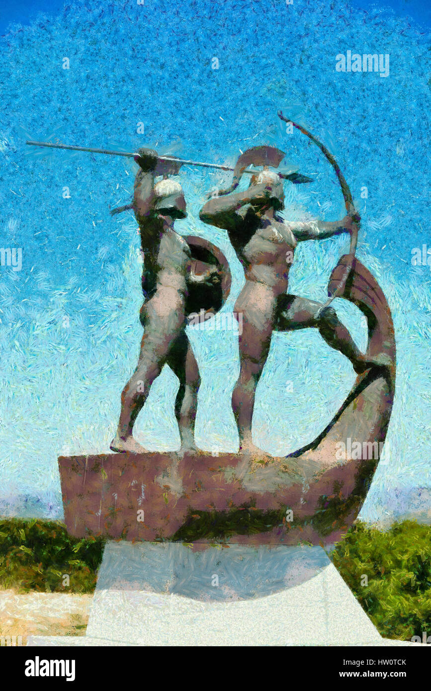 Sea fight illustration hi-res stock photography and images - Alamy