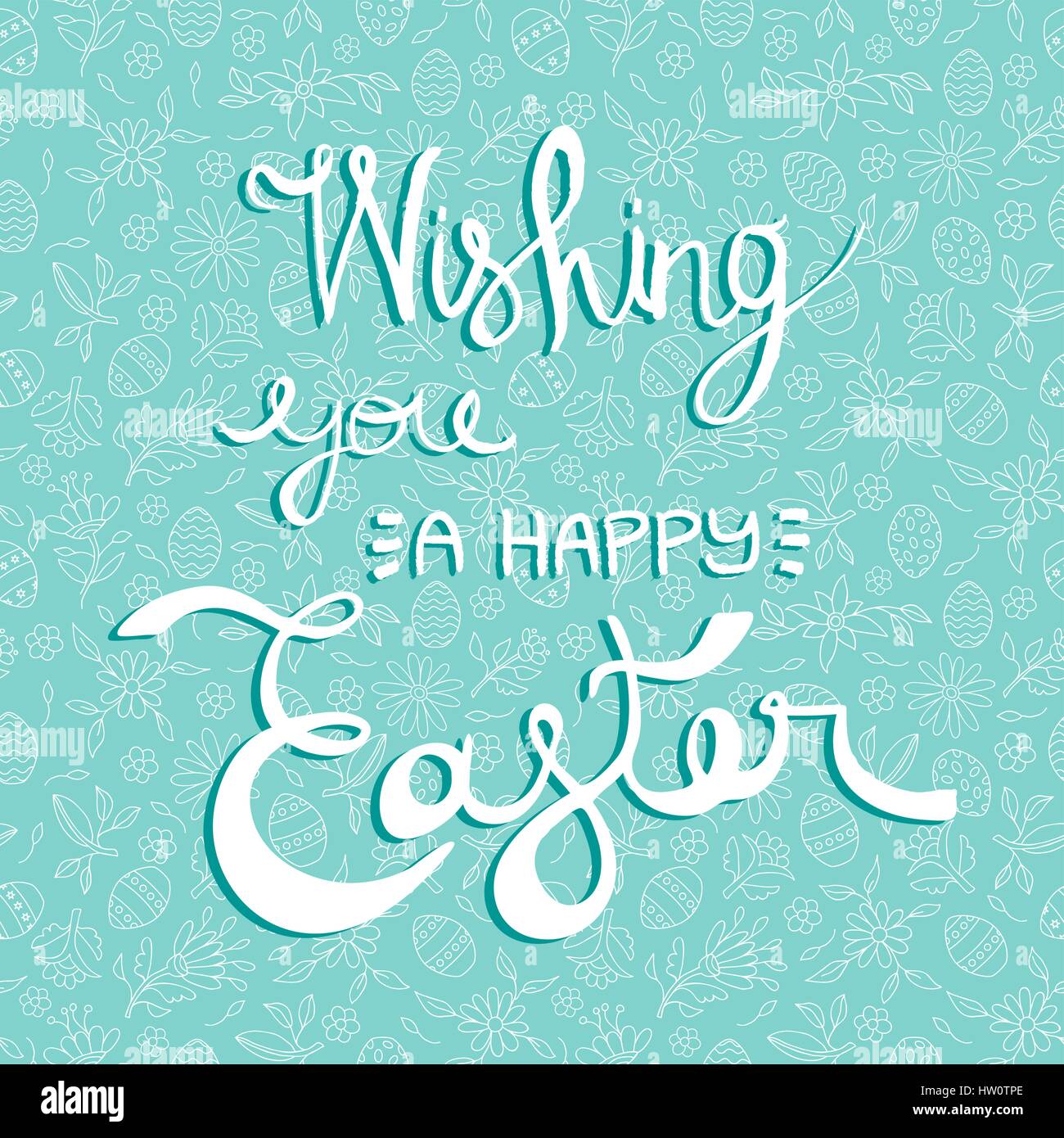 Handmade easter egg on Stock Vector Images - Alamy