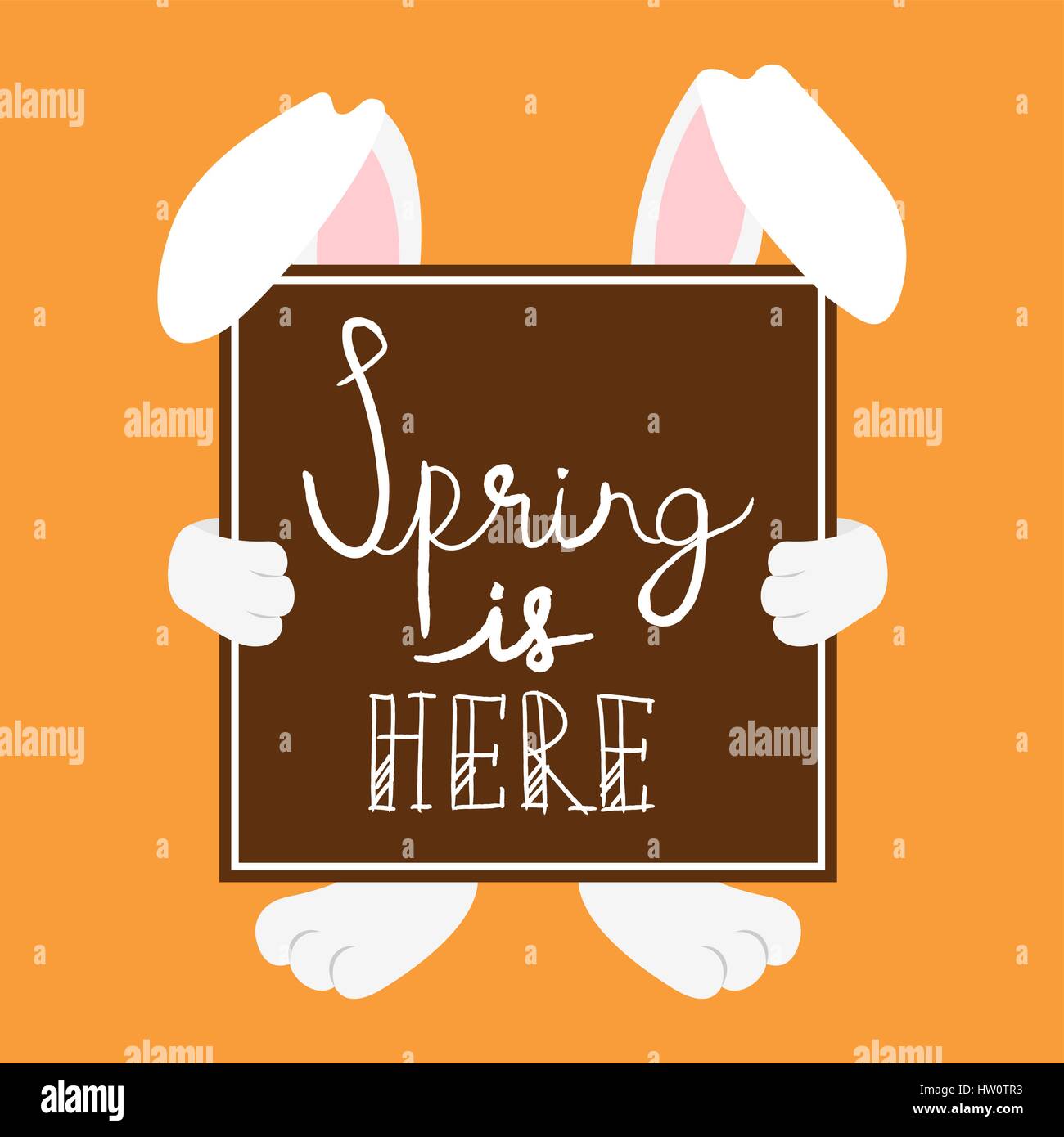 Rabbit vector vectors hi-res stock photography and images - Alamy