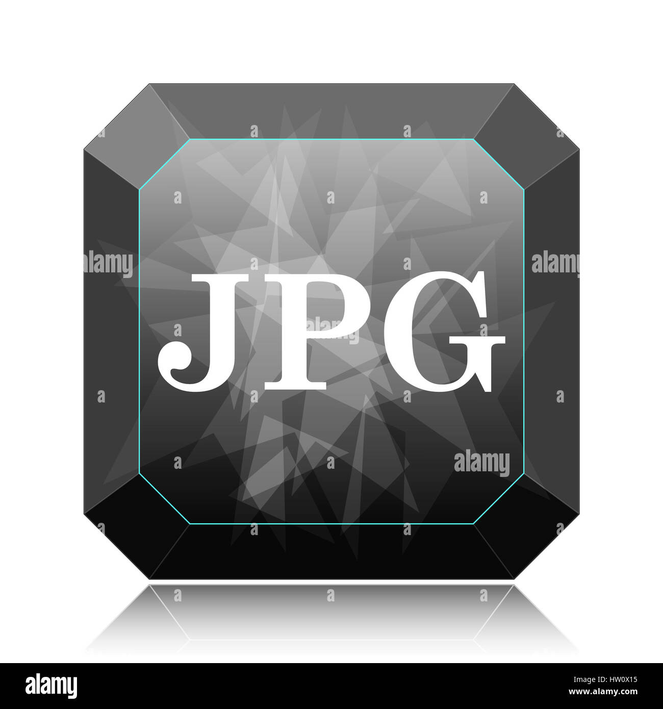 Jpg icon black website hi-res stock photography and images - Alamy