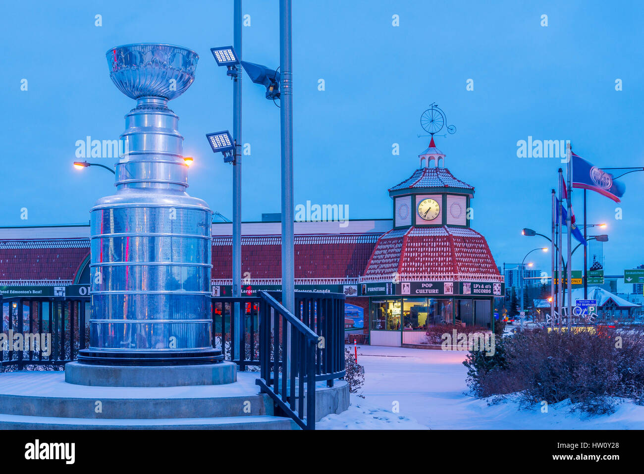 Replica Stanley Cup, Old Strathcona, Edmonton, Alberta, CanadaEdmonton ...