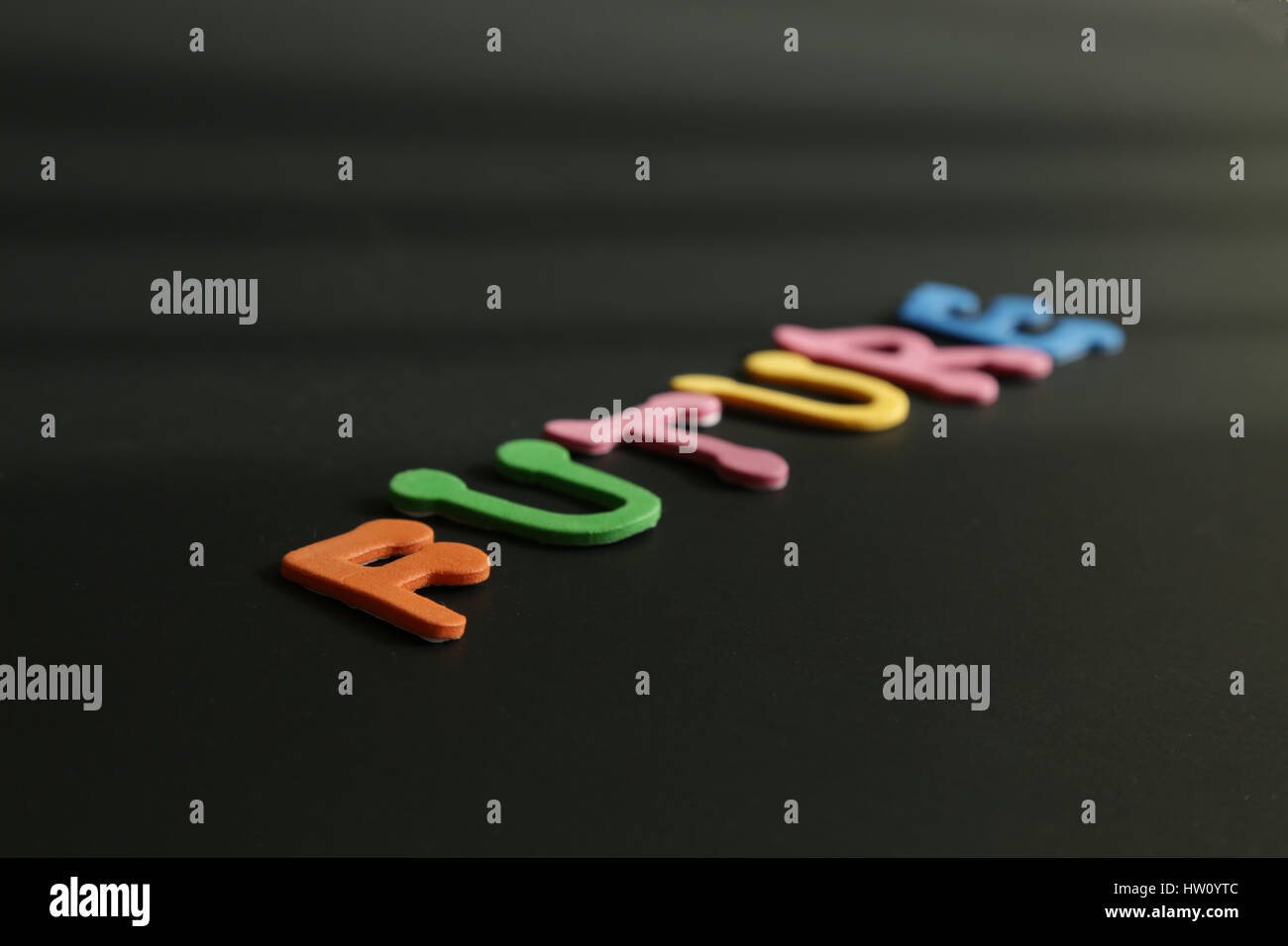 Background letters forming future balck surface Stock Photo - Alamy