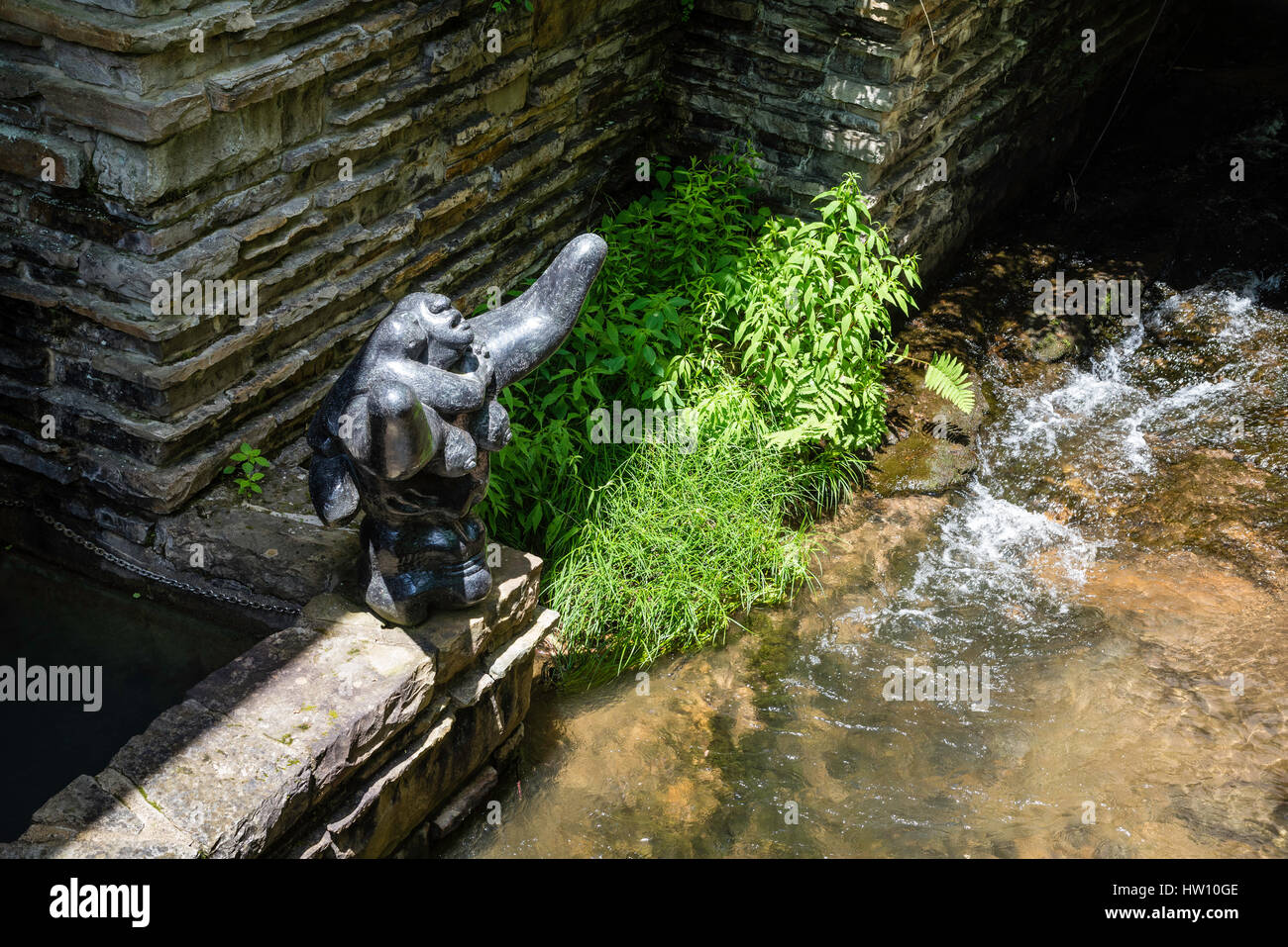 Fallingwater or the Kaufmann Residence is a house designed by architect ...