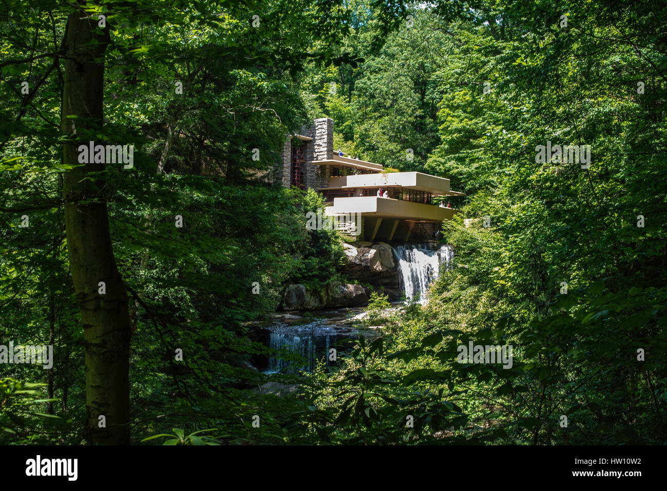 Fallingwater or the Kaufmann Residence is a house designed by architect ...