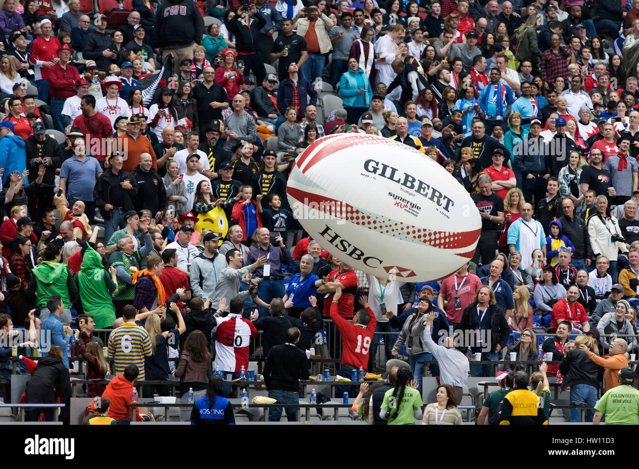 Giant inflatable rugby ball hi-res stock photography and images - Alamy