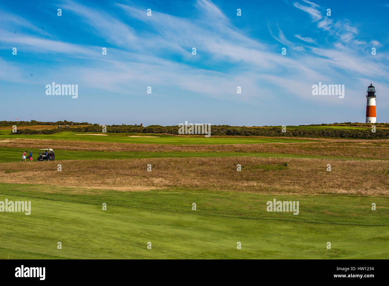 Sankaty Head Lighthouse, Nantucket, Cape Cod, MA. Nantucket, a tiny ...