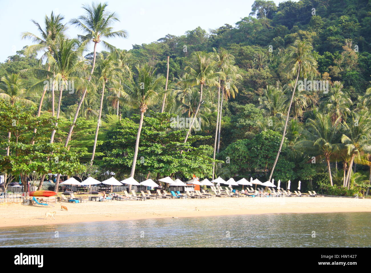 Bailan Beach on Koh Chang island, Thailand Stock Photo - Alamy