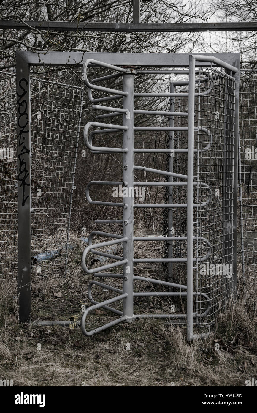 The old fun park. Shot in Denmark Stock Photo - Alamy