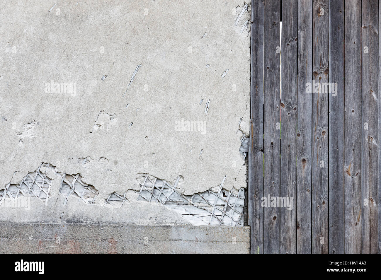 Old broken building wall Stock Photo - Alamy