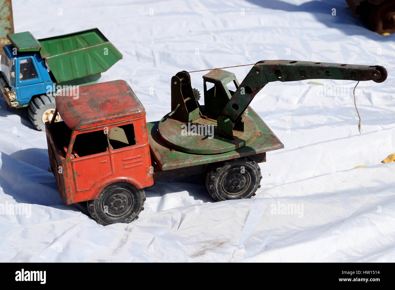 Old rusty toy truck hi-res stock photography and images - Alamy