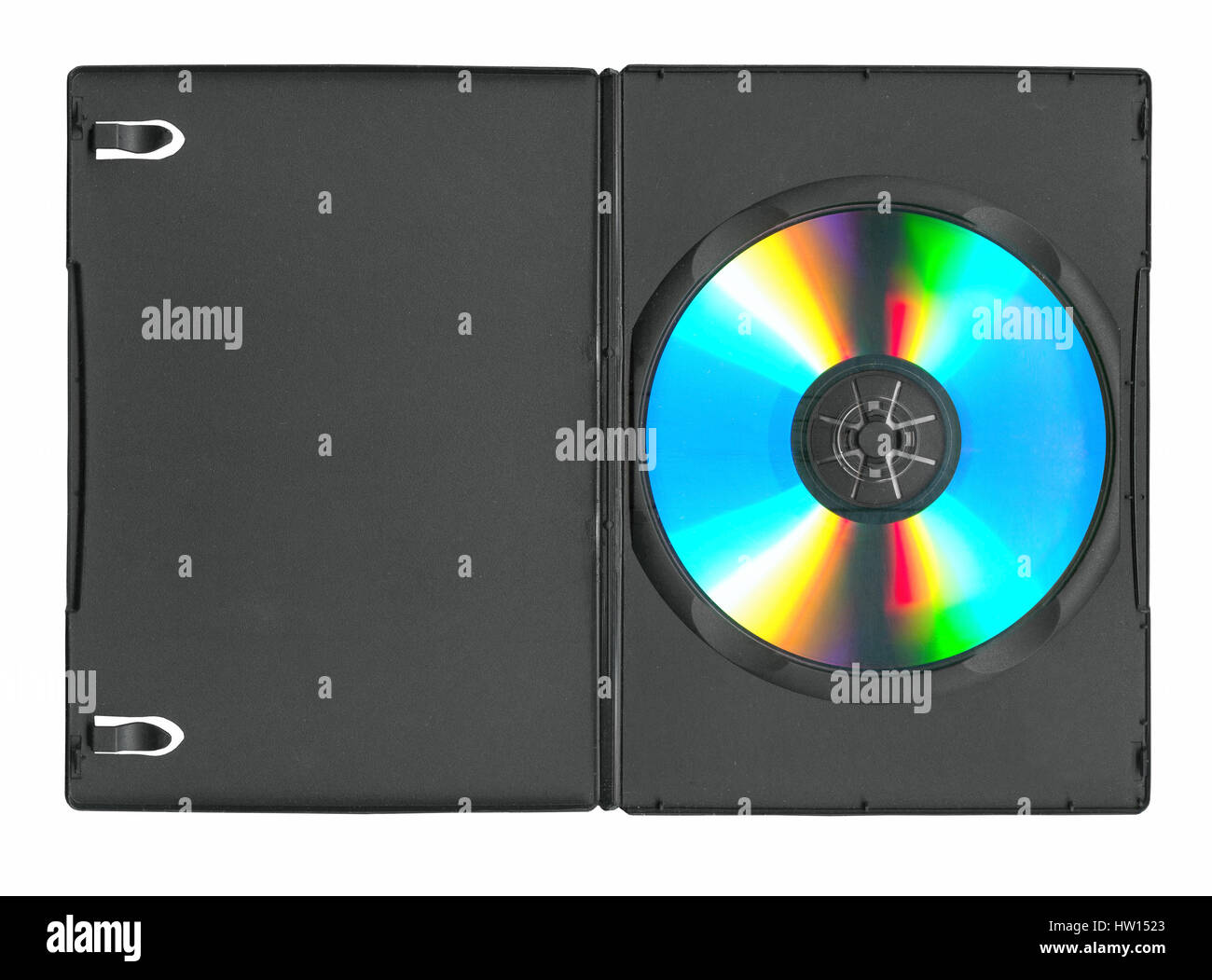 Disk in the case isolated on white Stock Photo - Alamy