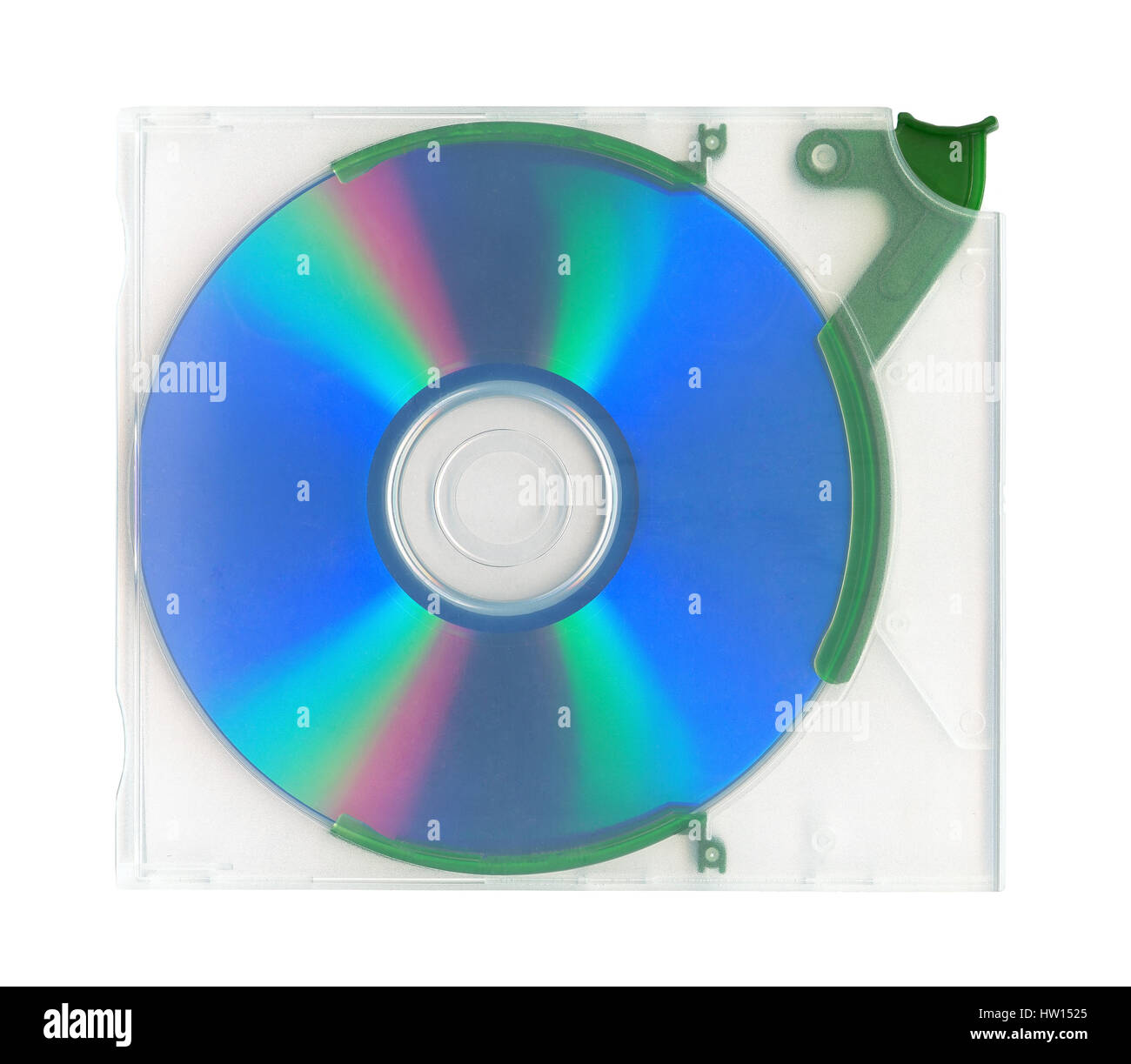 Disk in the case isolated on white Stock Photo - Alamy