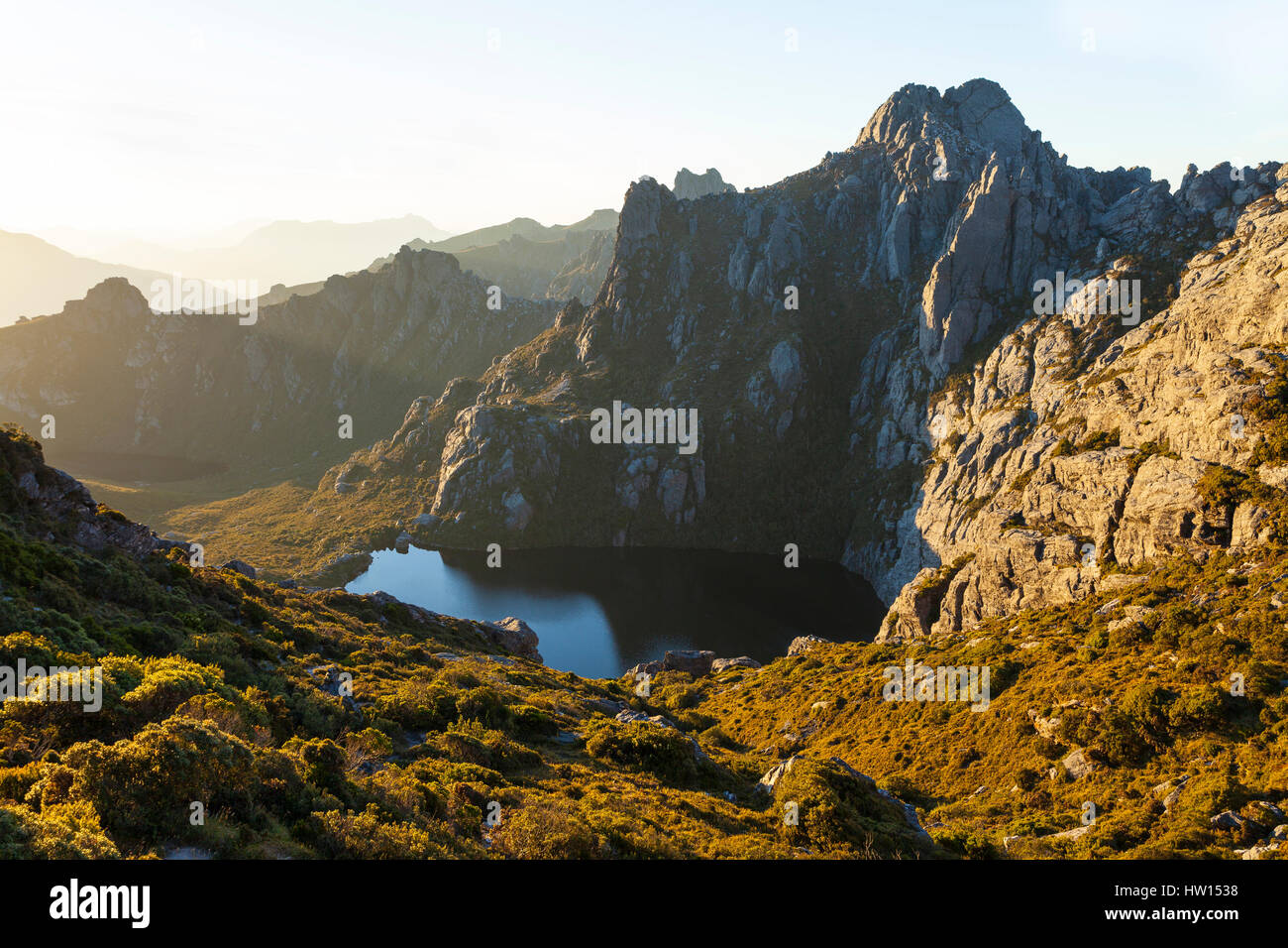 Square Lake - Western Arthur Range - Southwest National Park - Tasmania ...