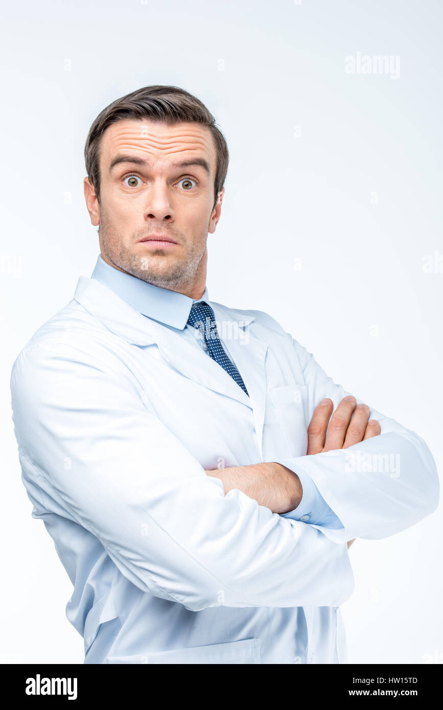Portrait of male doctor Stock Photo - Alamy