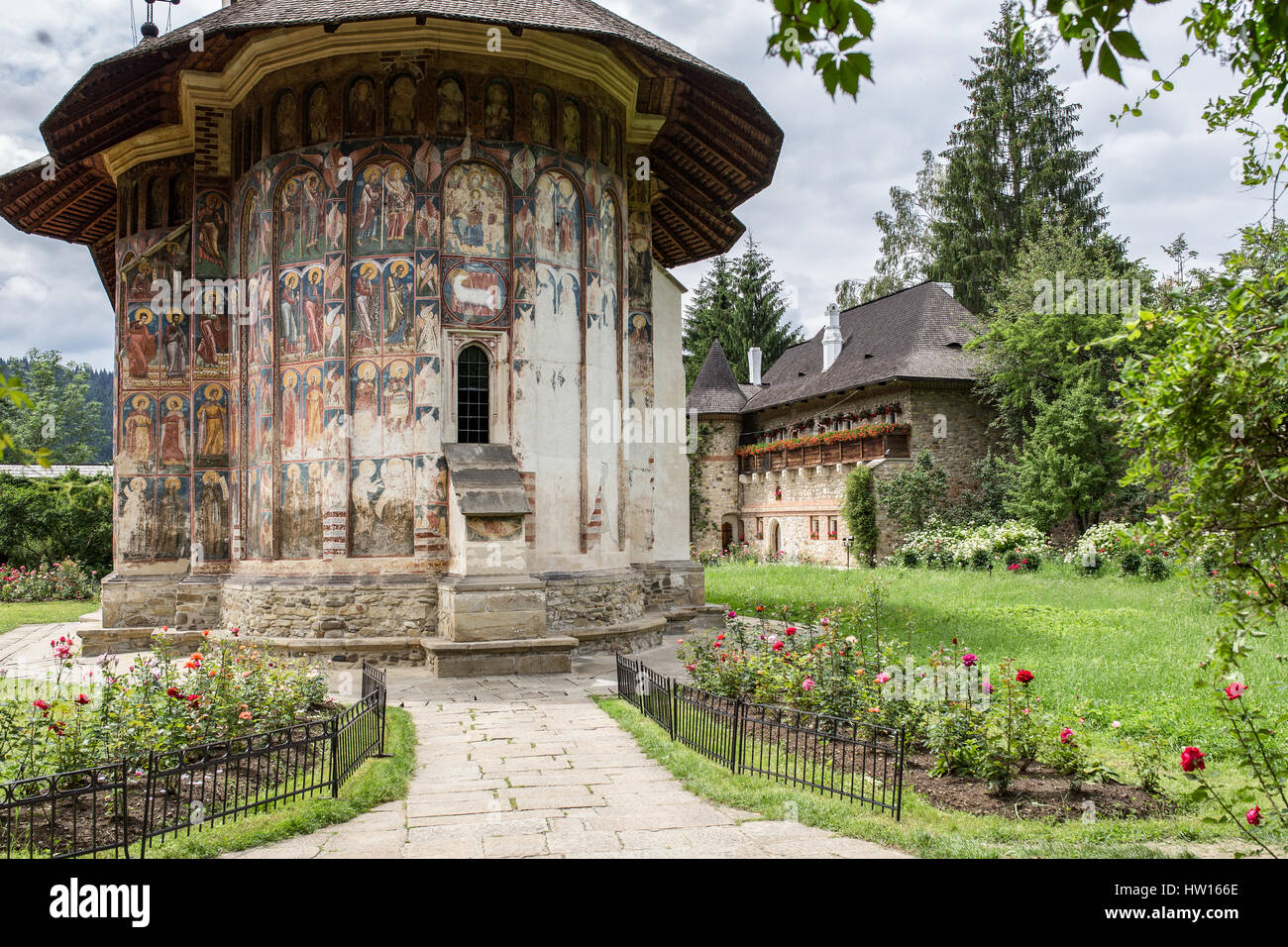 Monasteries and orthodox churches in Romania, beautiful landmarks and ...
