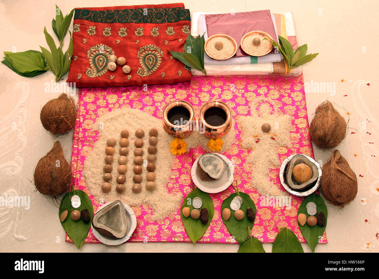Navagraha puja, worship of nine planets Stock Photo - Alamy