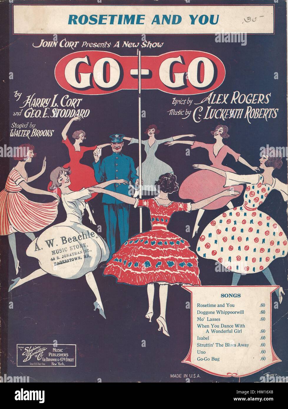 Vintage 1920s sheet music hi-res stock photography and images - Alamy