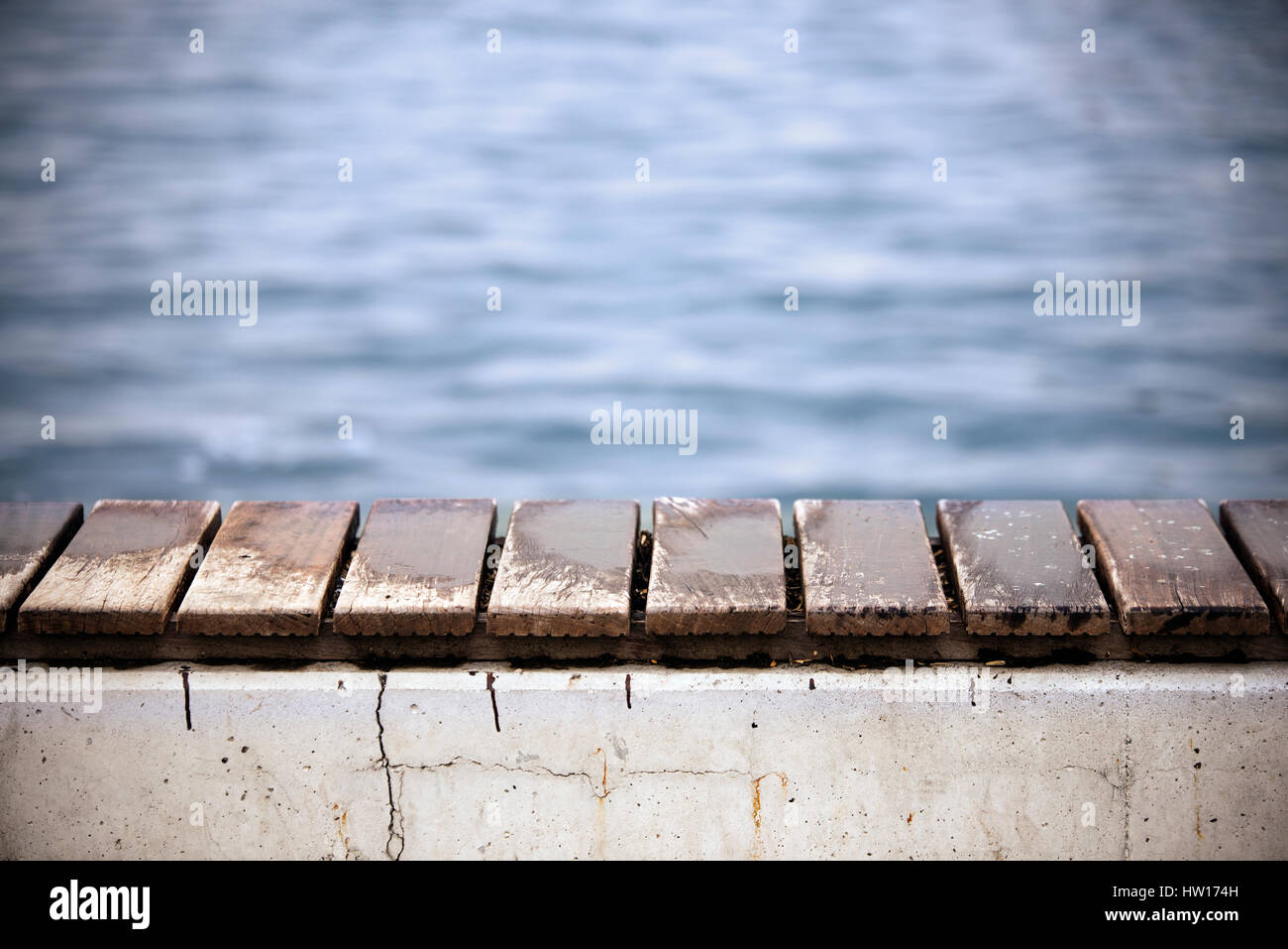 Sea beach and wood plank hi-res stock photography and images - Alamy