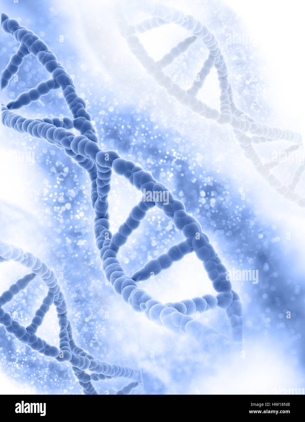 3D medical background with DNA strands Stock Photo - Alamy