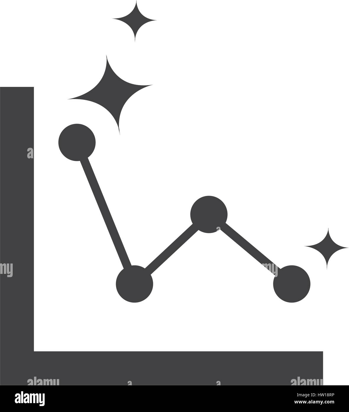 Graph line analysis icon Stock Vector Image & Art - Alamy